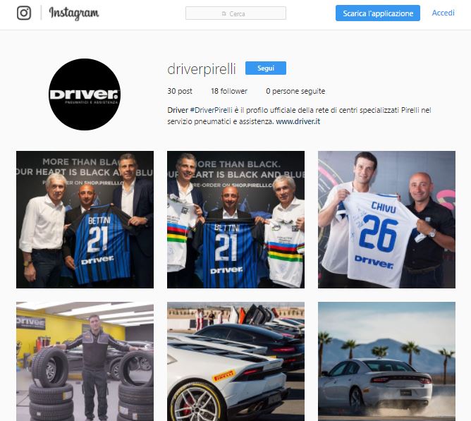 Driver sempre più social con Instagram e Youtube - Pneusnews.it