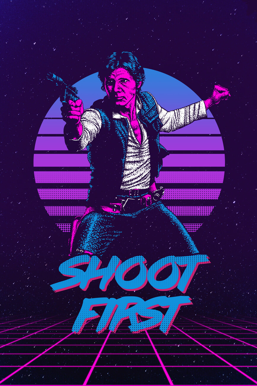 Poster, affiche Shoot First | Cadeaux et merch | Europosters