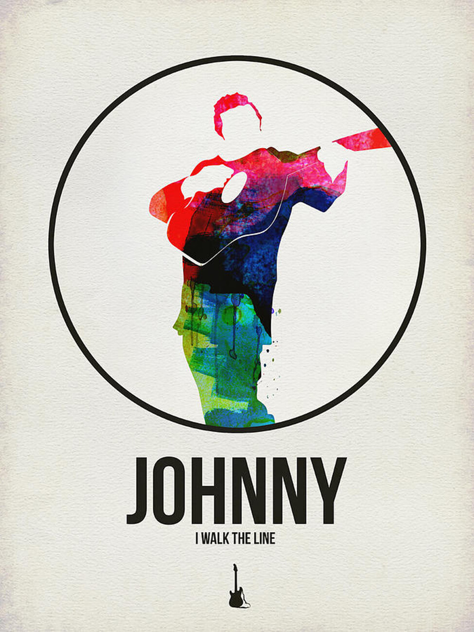 Johnny Cash Walk The Line Poster