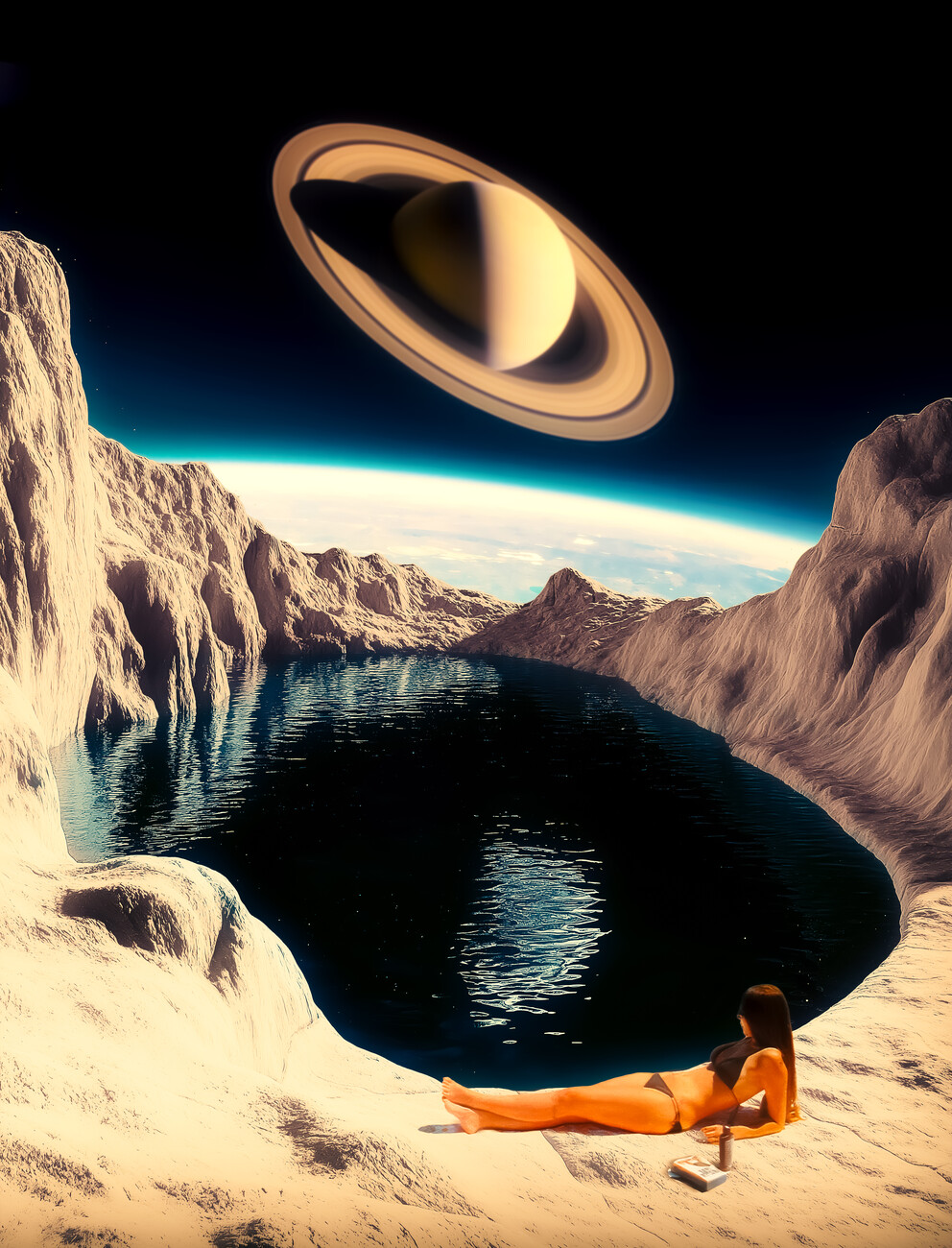 Wall Art Print | Moon Pool | UKposters