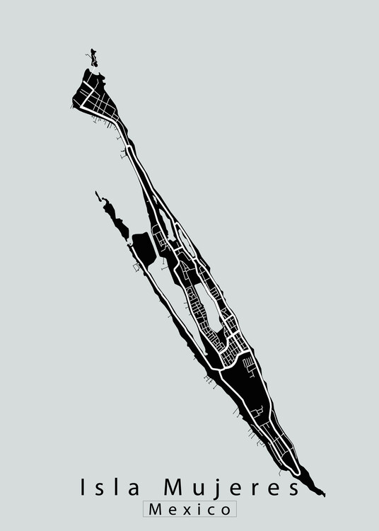 Kort over Mexico Plakater & Posters - Billige plakater køb online ...