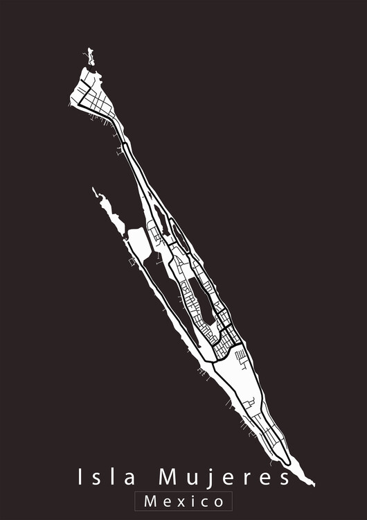 Kort over Mexico Plakater & Posters - Billige plakater køb online ...