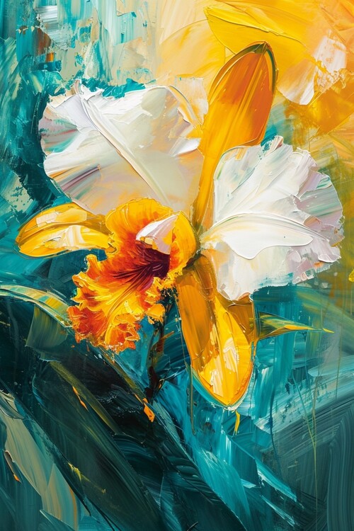 Orchid oil painting | A maior seleção de presentes e posteres | 3+1 GRÁTIS
