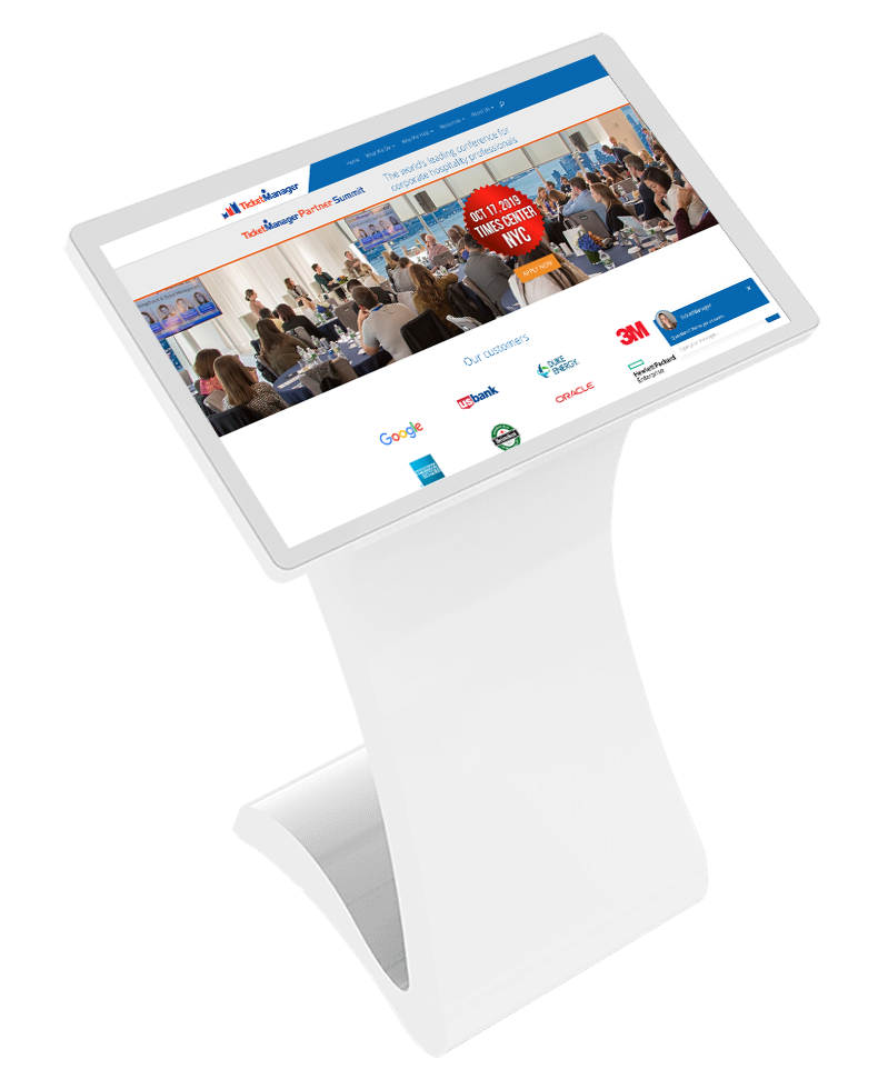 Touch Table at Ticket Manager Partner Summit 2019 | Popshap | Touch ...