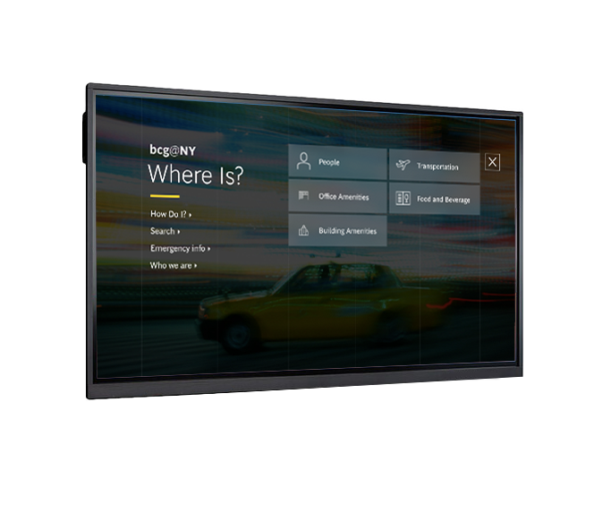 65" Wall-Mounted Touch Screen for Boston Consultant Group | Popshap ...