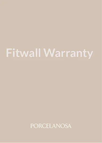 Porcelanosa Store — Warranties and installation instructions