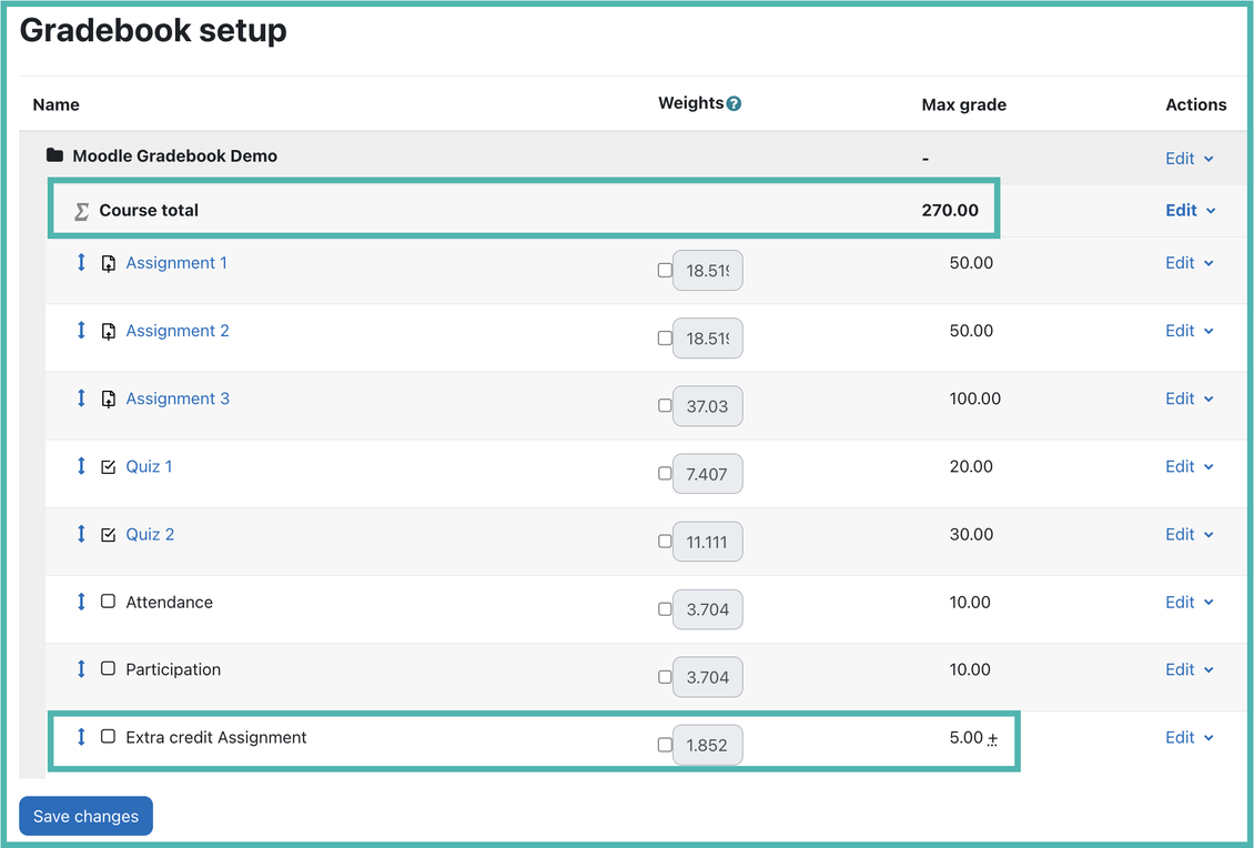Gradebook Setup - Natural - CCA Portal