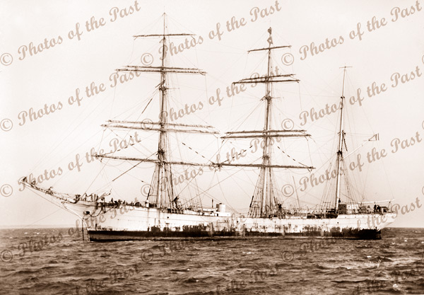 3M Barque GENERAL FOY at anchor. Built 1900. – Photos of the Past