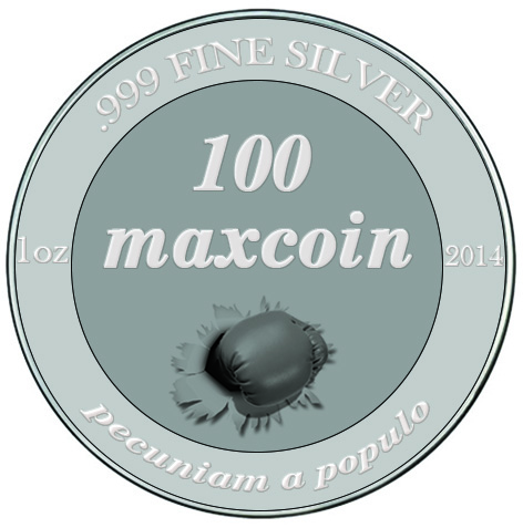 Silver Maxcoin CryptoBullion Rounds by Michael Ratcliffe - Pozible