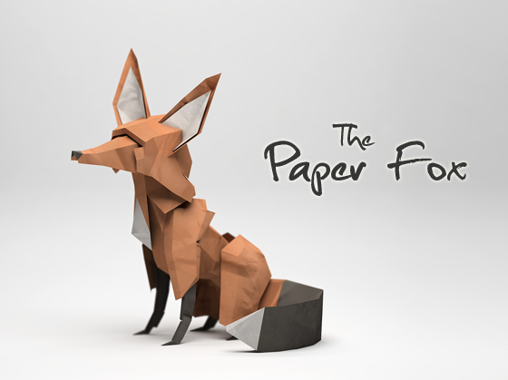 The Paper Fox by Jeremy Kool - Pozible
