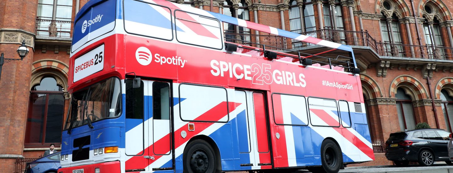 Spotify's Spice Bus Tours London to Celebrate 25 Years of the Spice ...