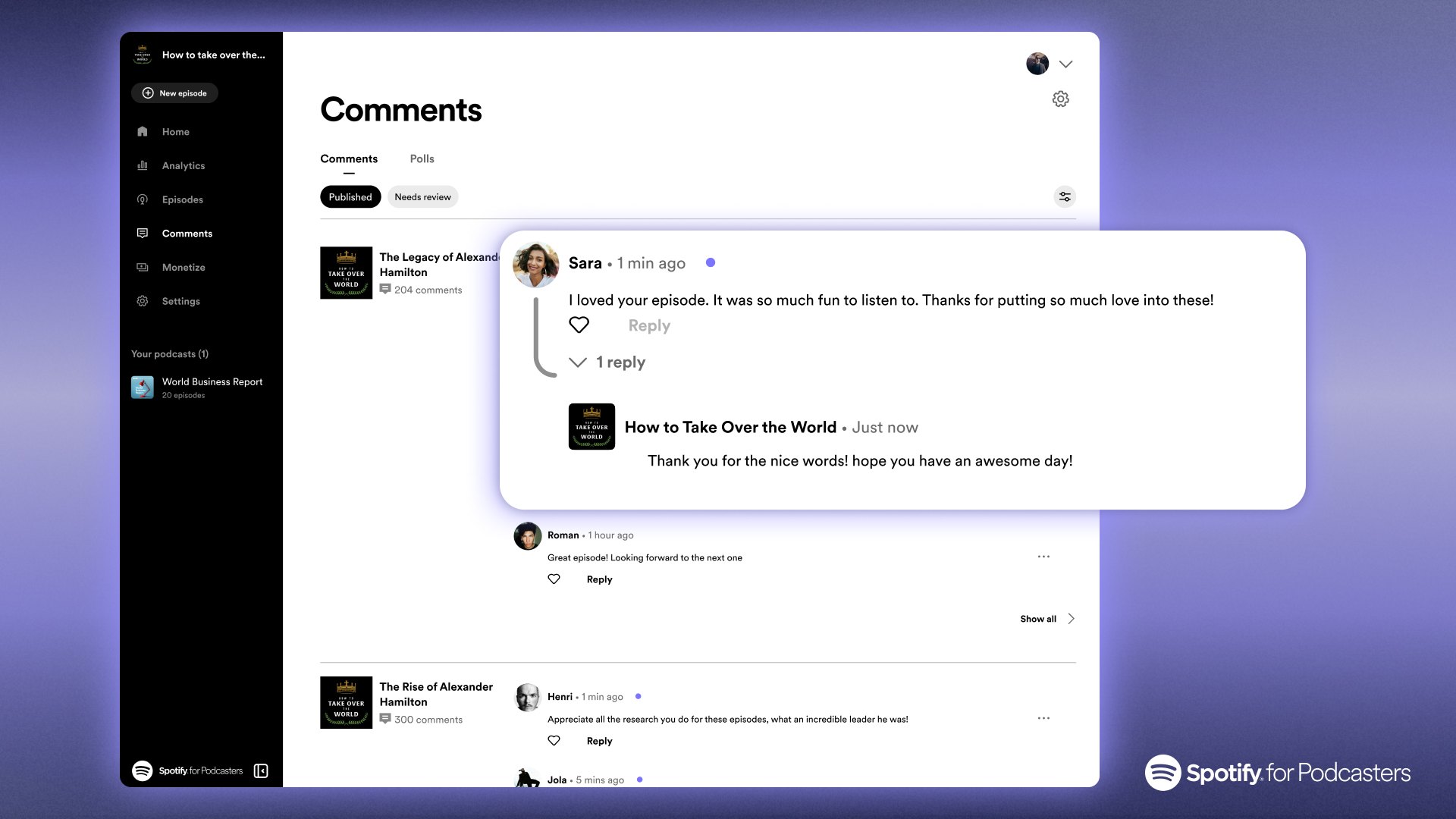 Comments on Podcasts Gives Creators and Listeners More Ways To Engage ...
