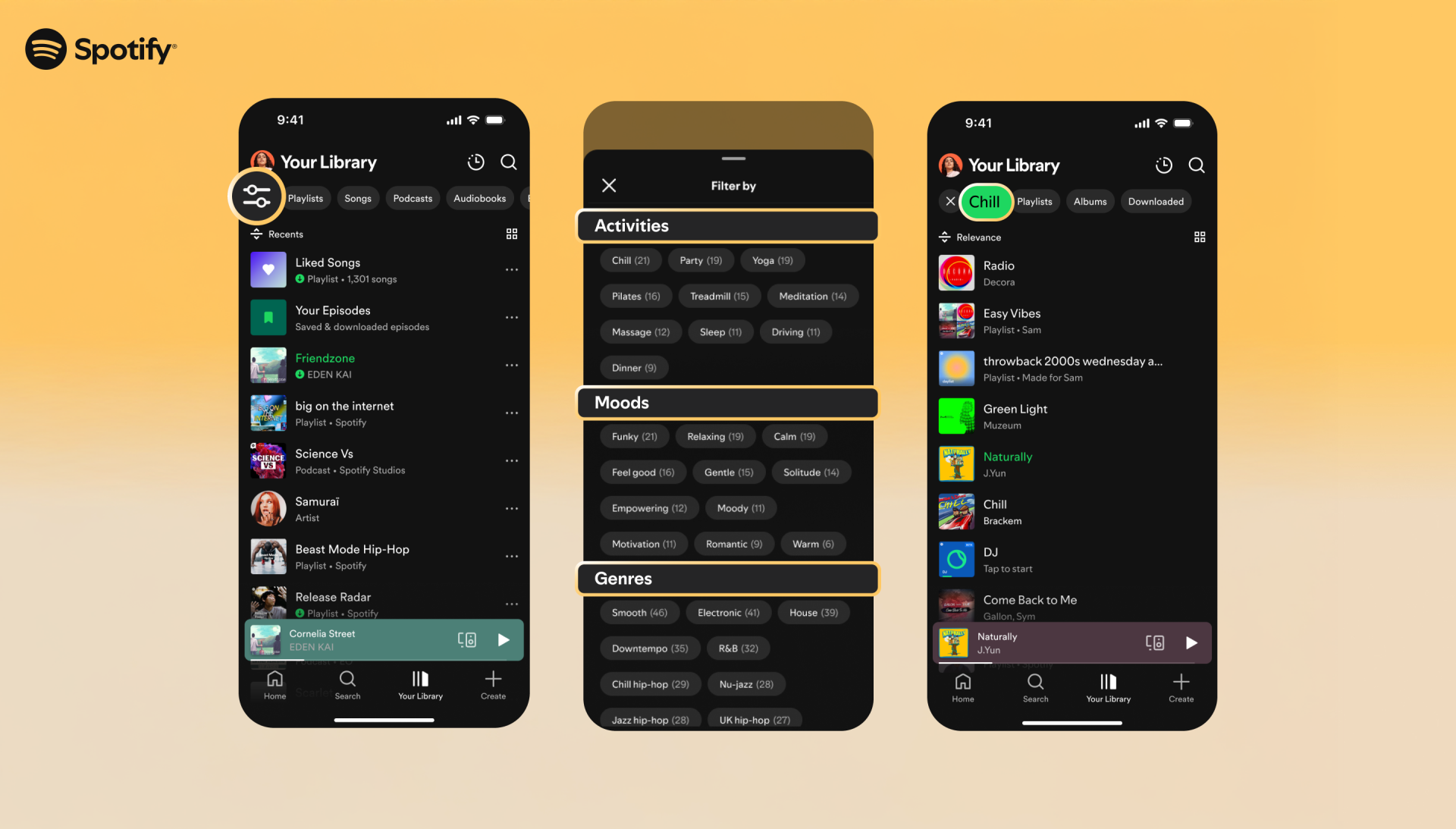 Spotify Launches Smart Filters for Premium Users to Organize Music by ...