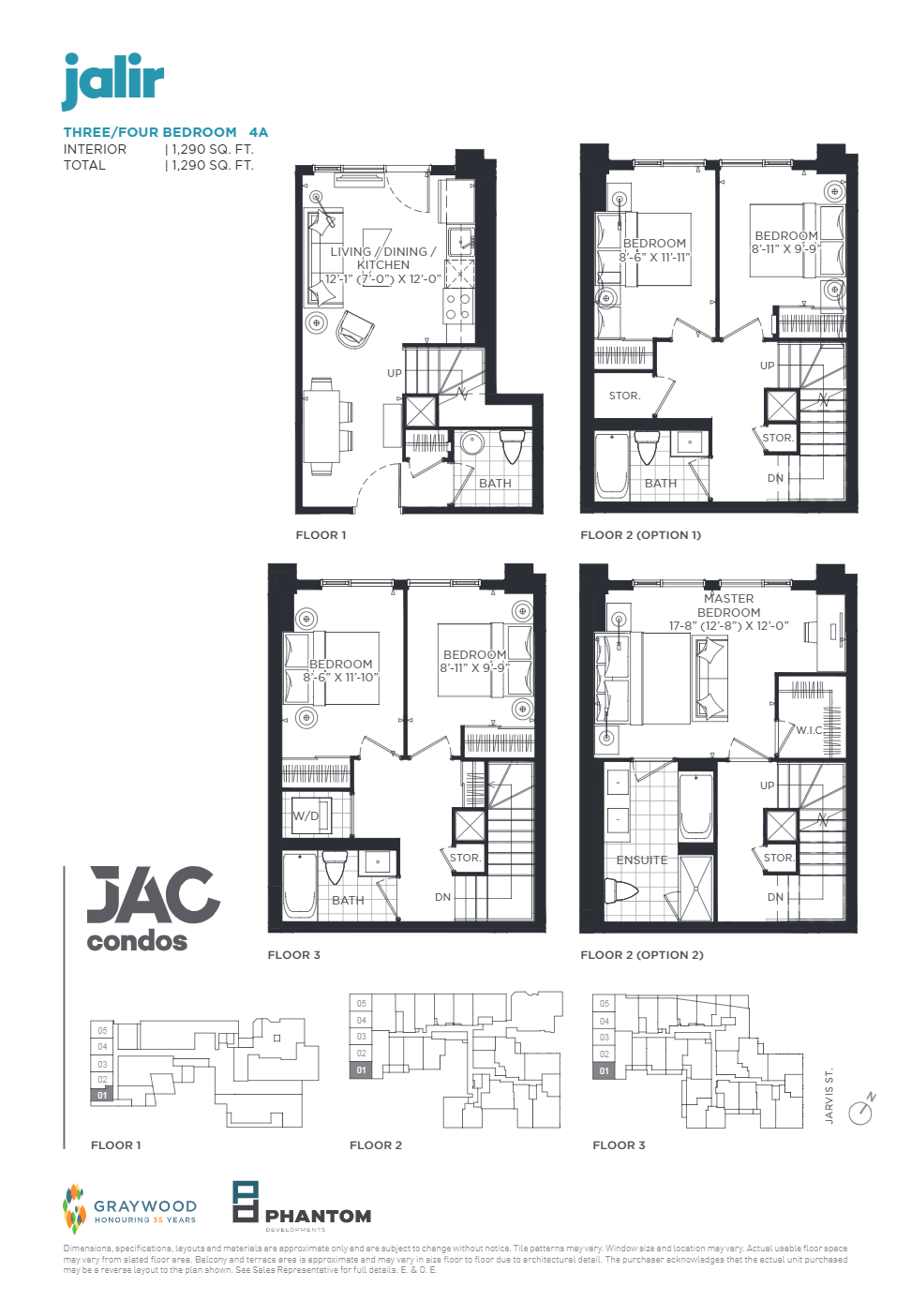 JAC Condos | Price Lists & Floor Plans | Precondo