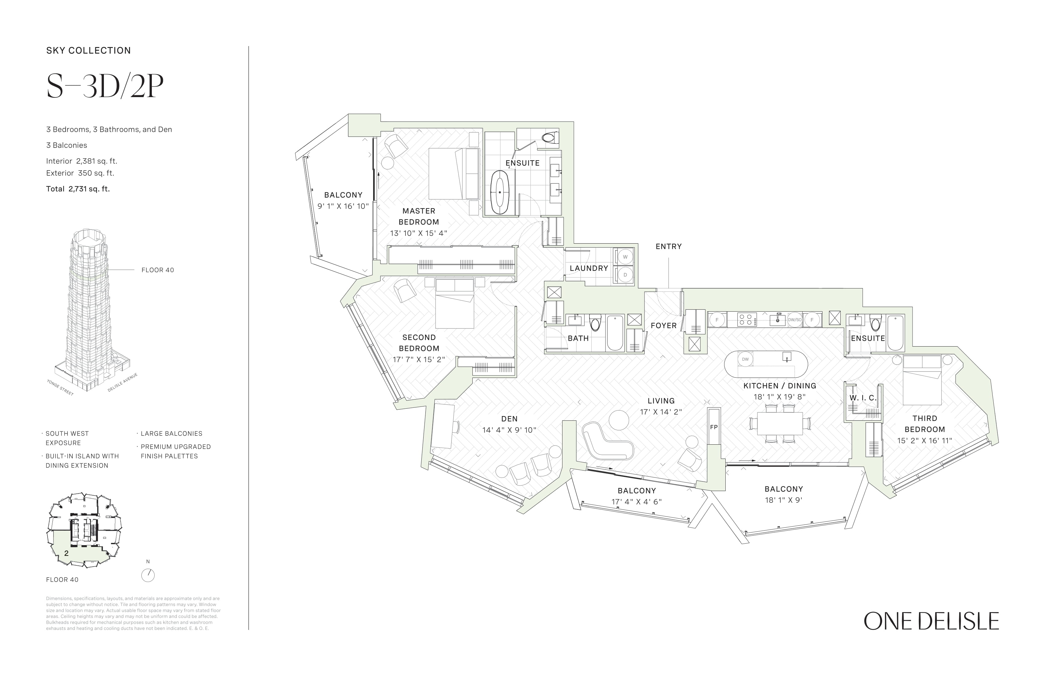 One Delisle Condos | Price Lists & Floor Plans | Precondo