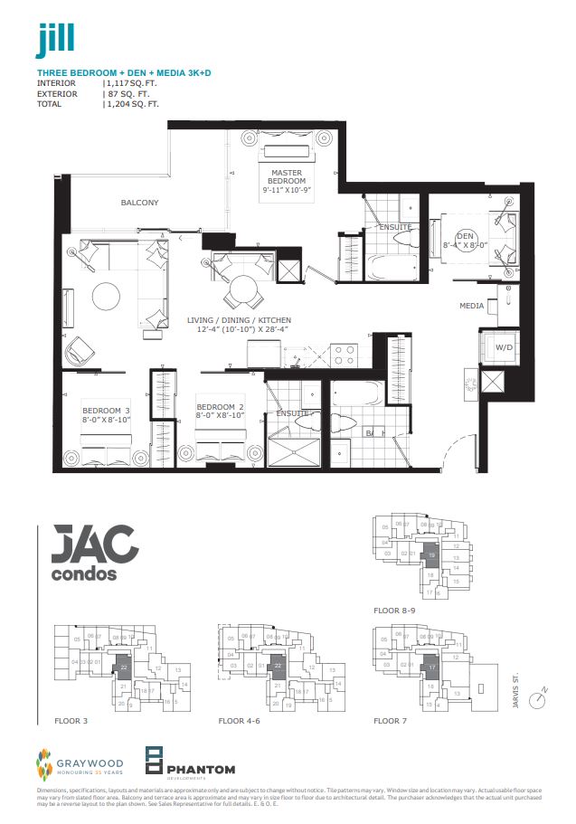 JAC Condos | Price Lists & Floor Plans | Precondo