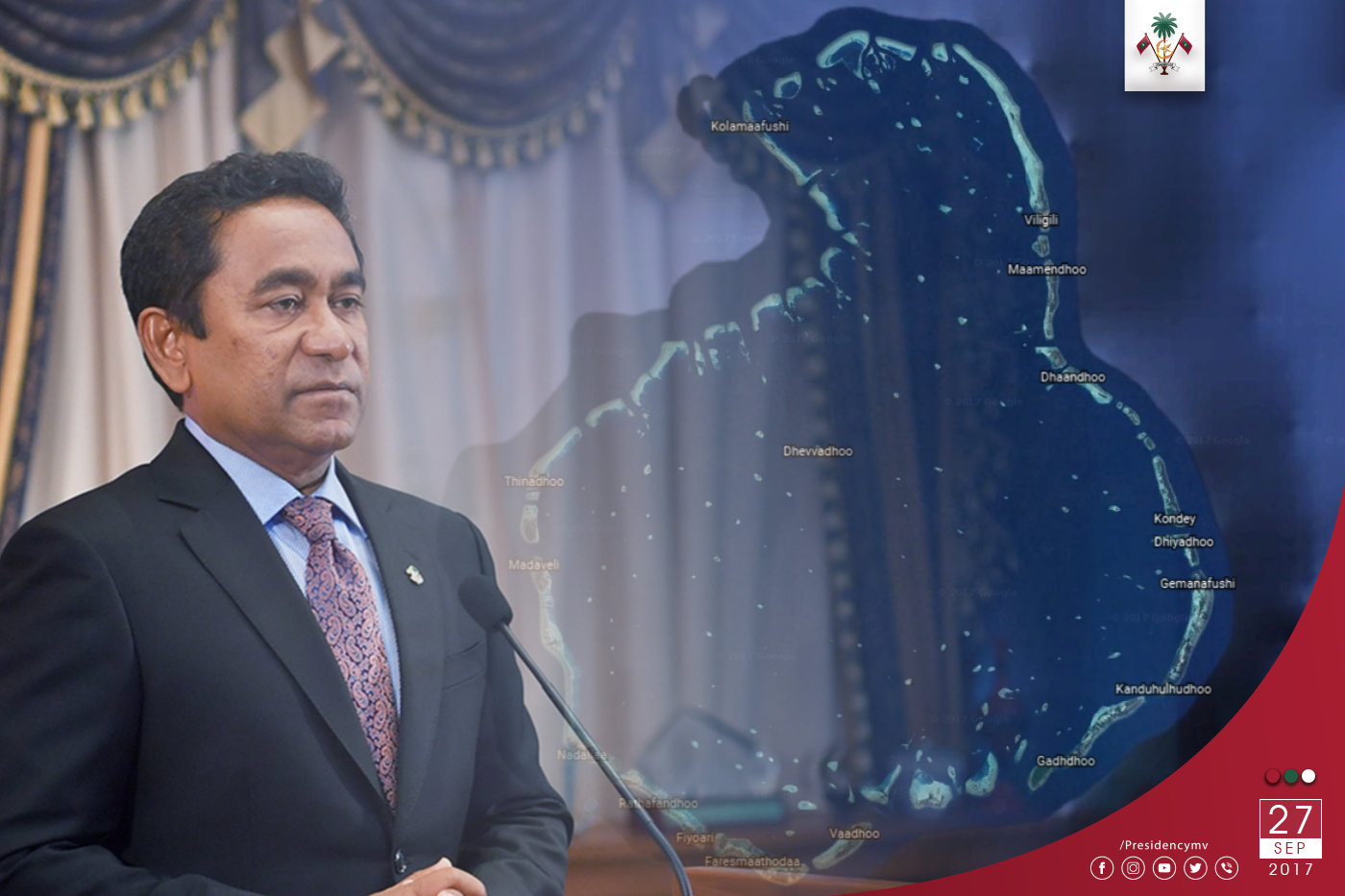 President and First Lady conclude visit to North Huvadhoo Atoll - The ...