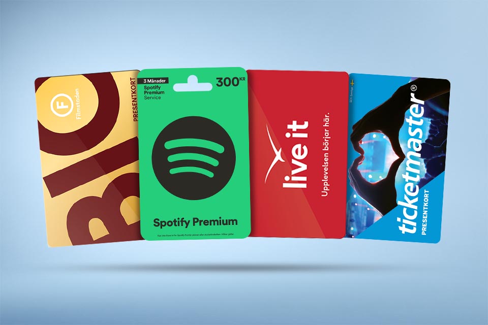 Presentkort, resor, apotek, telefoni, värdeavi - Pressbyrån