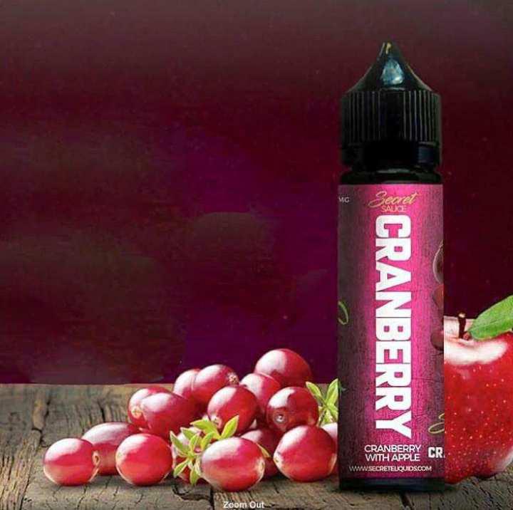 Best deals for Cranberry with apple vape juice by Secret Sauce E liquid ...