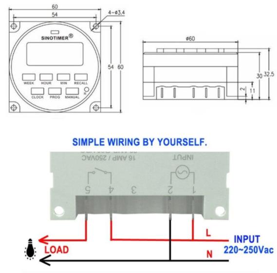 Best deals for Delay Timer 220V Digital Timer Switch 7 Day Digital ...