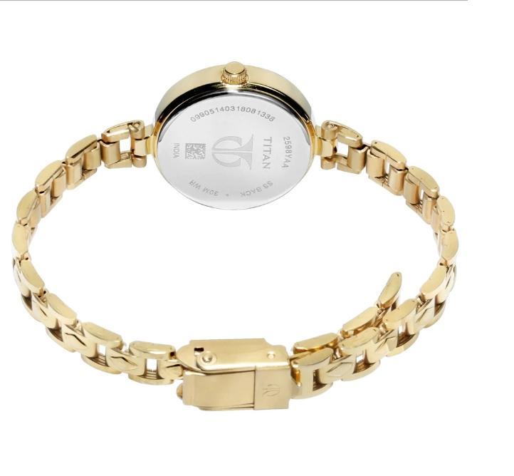 Best deals for Titan Karishma Champagne Dial Analog Watch For Women ...