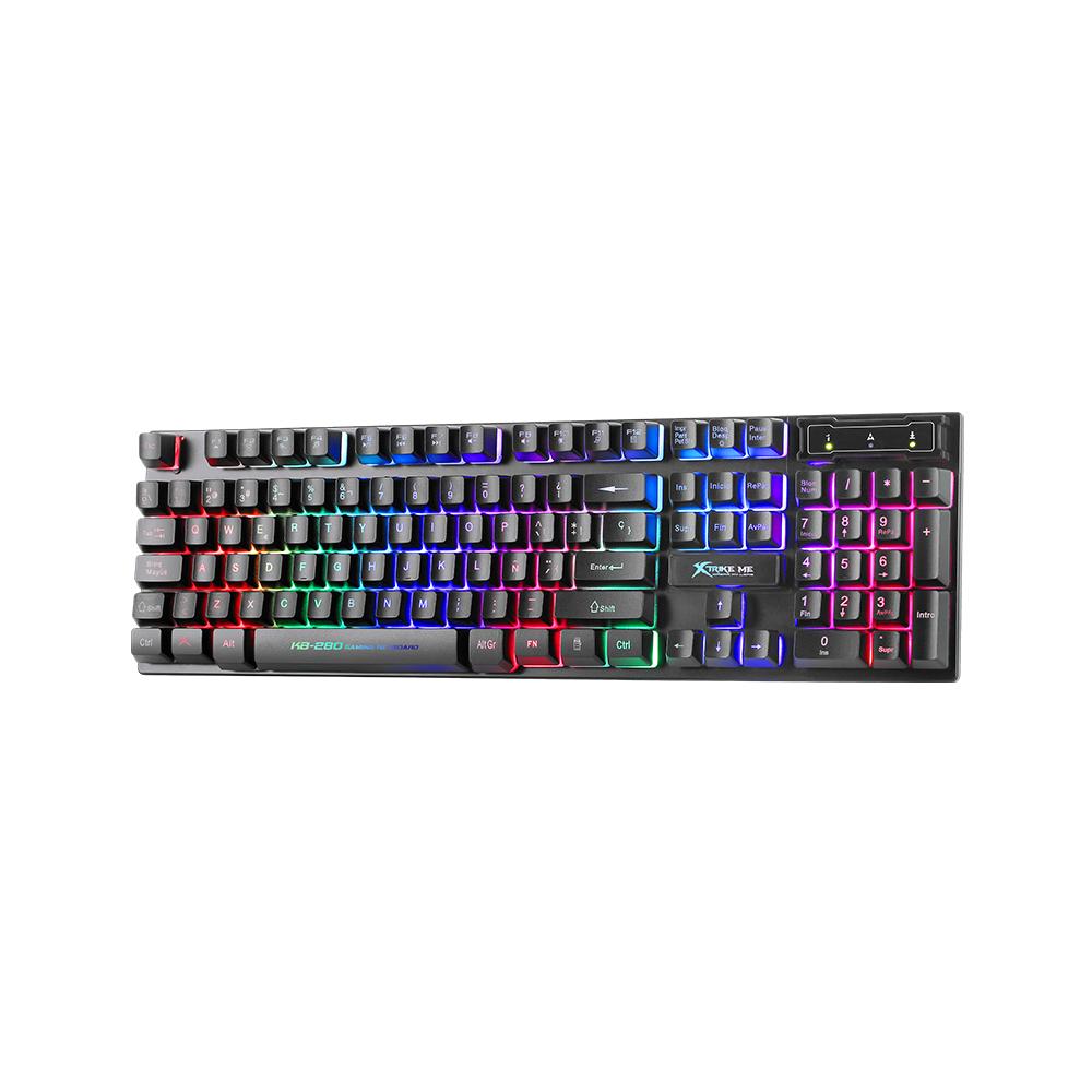 Best deals for Xtrike Me KB-280 Rainbow Membrane Gaming Keyboard in ...