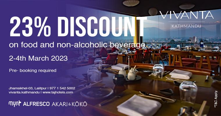 Best deals for F&B Discount in Nepal - Pricemandu!