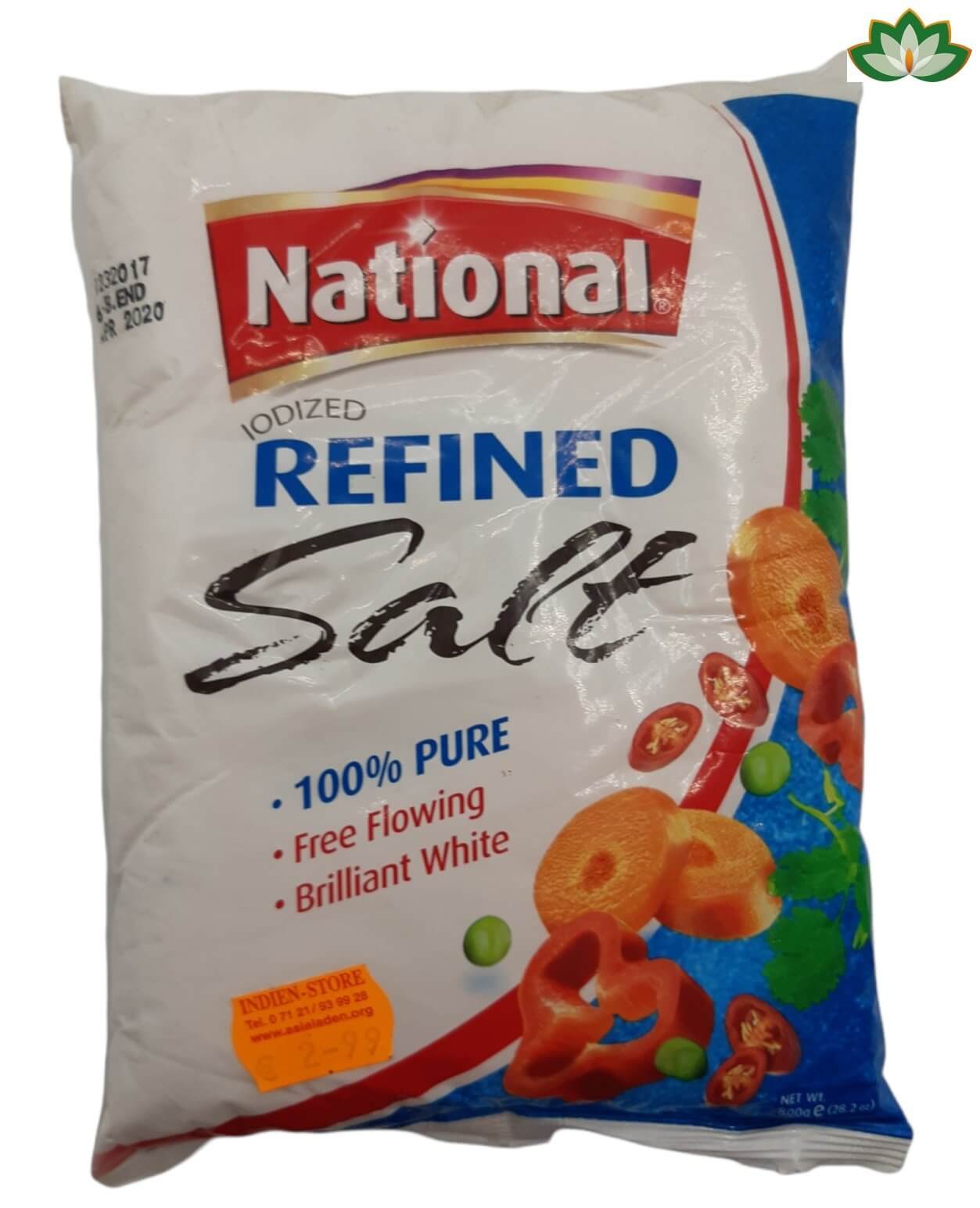 Best deals for National Iodized Refined Salt 800g in Germany - Pricemandu!