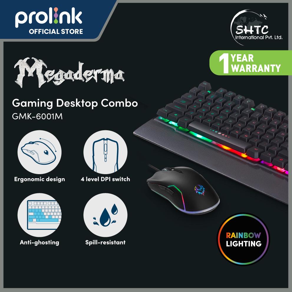 Best deals for PROLINK Megaderma Gaming Desktop Combo Keyboard Mouse ...