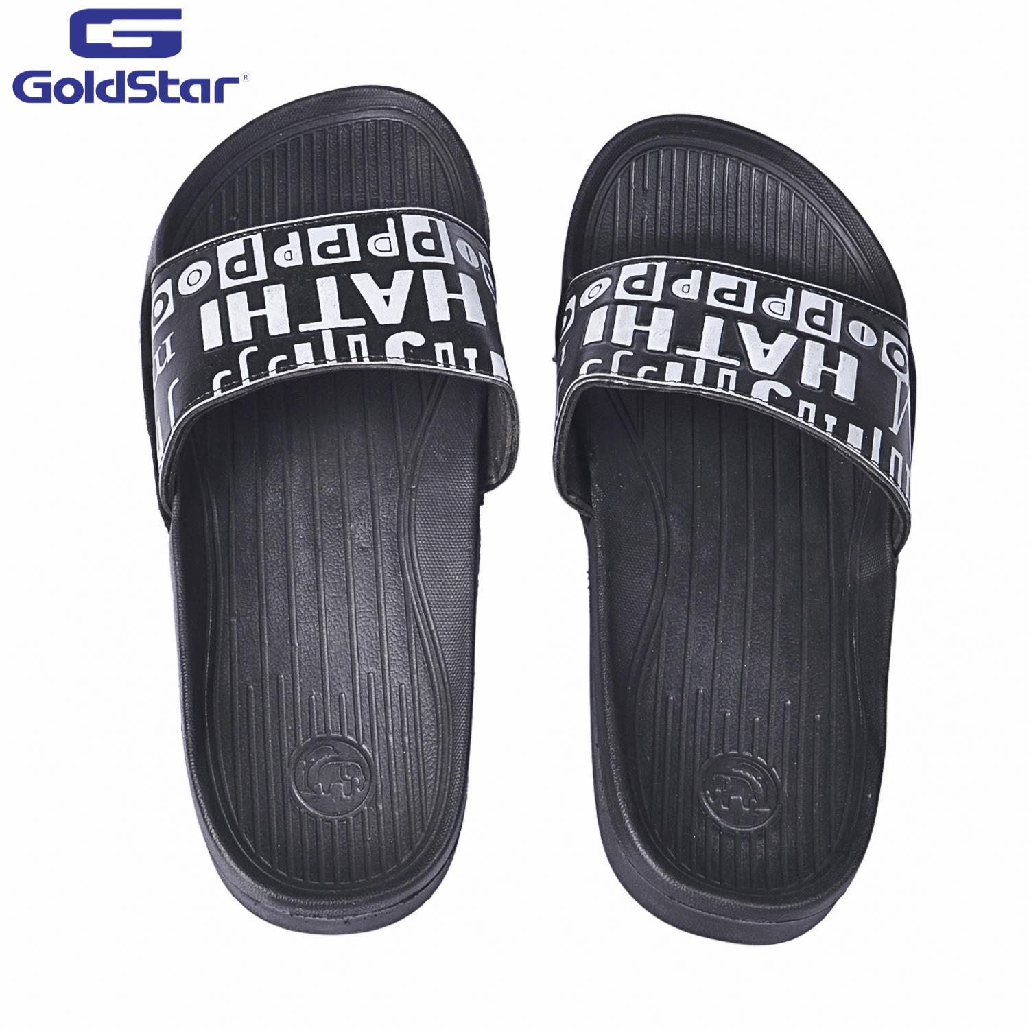 Best deals for Hathi Chhap Black Slippers For Men - Carlo Plus in Nepal ...