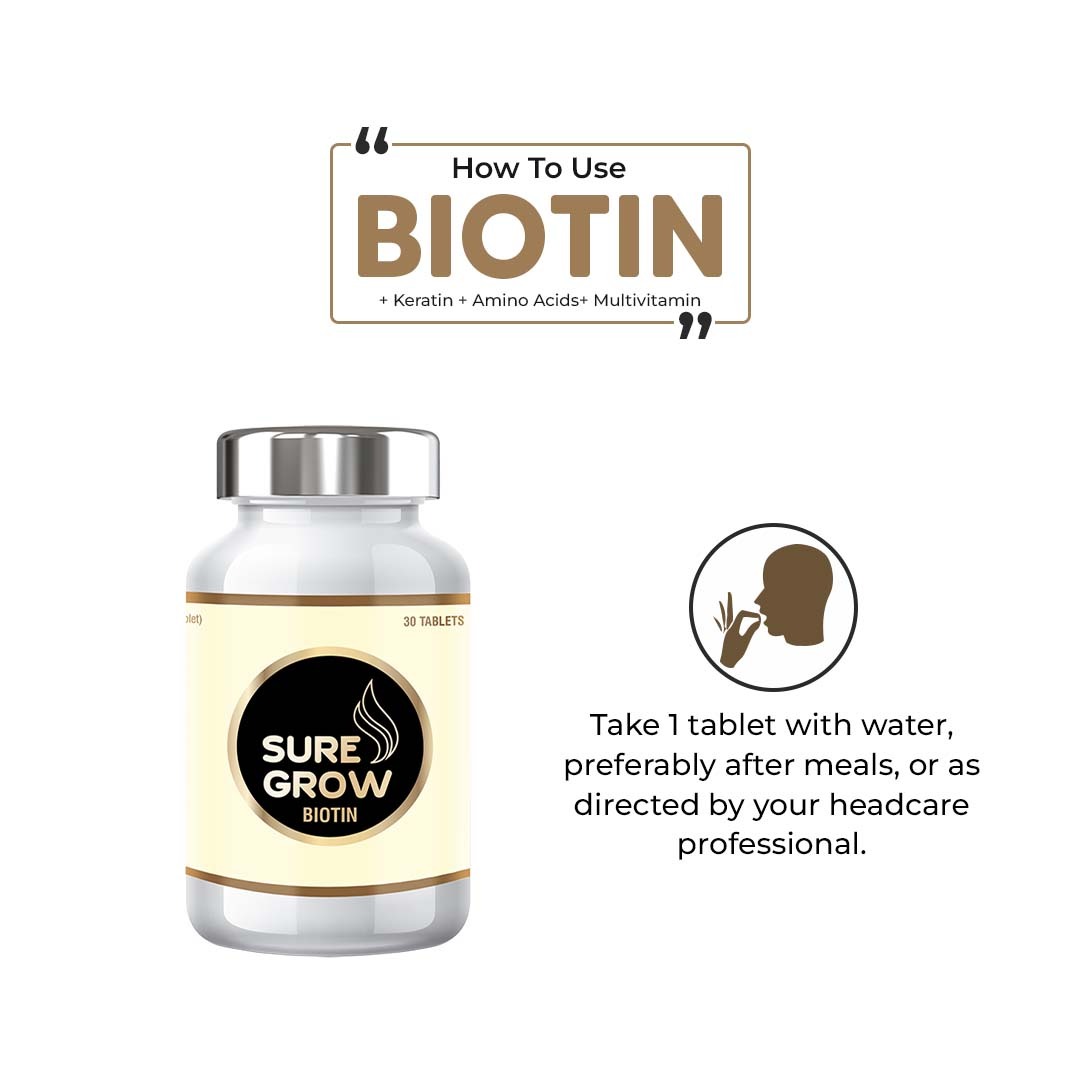 Best deals for Sure Grow Hair Repair Biotin Tablets-30 Tablets in Nepal ...
