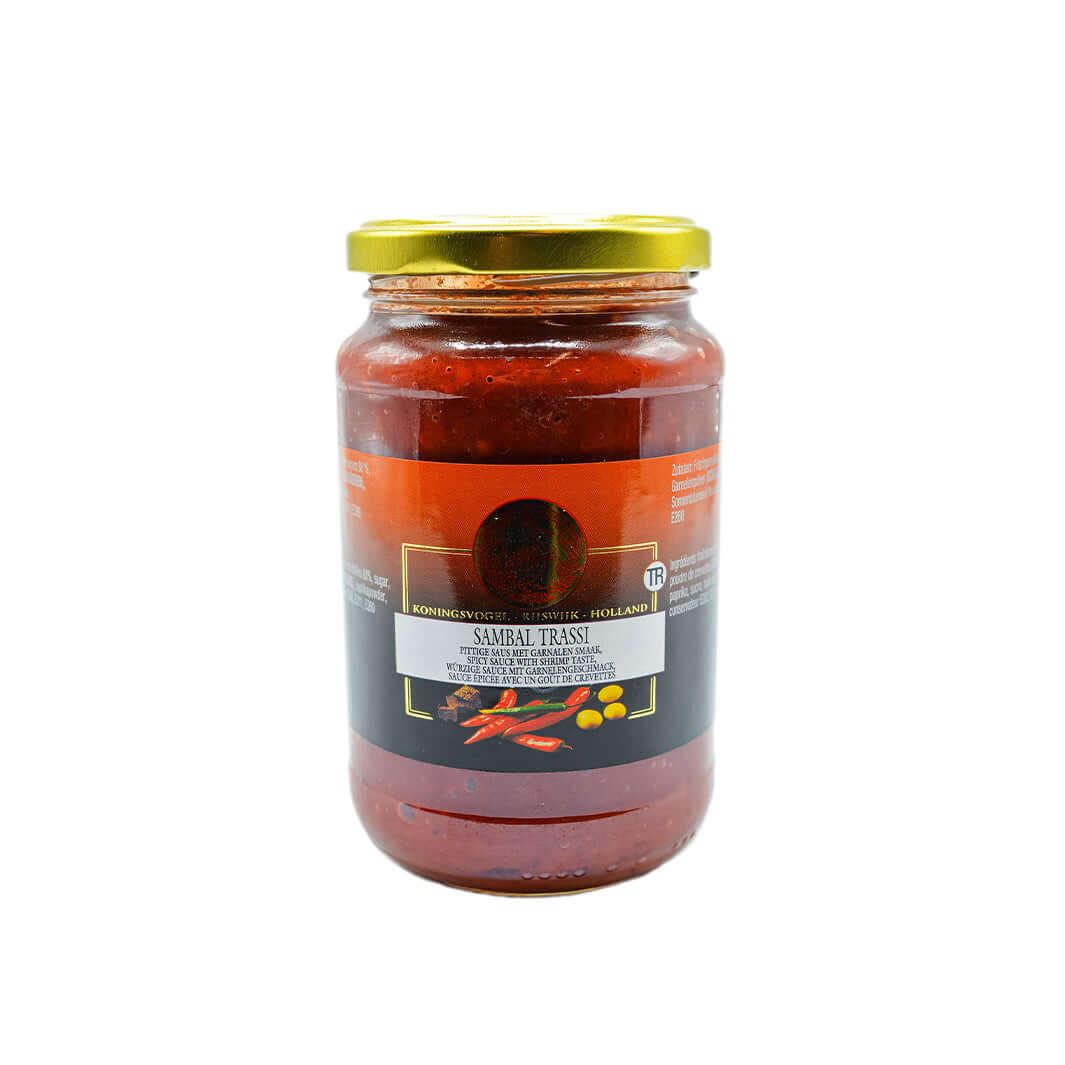 Best deals for Koningsvogel Sambal Trassi 375g in Germany - Pricemandu!