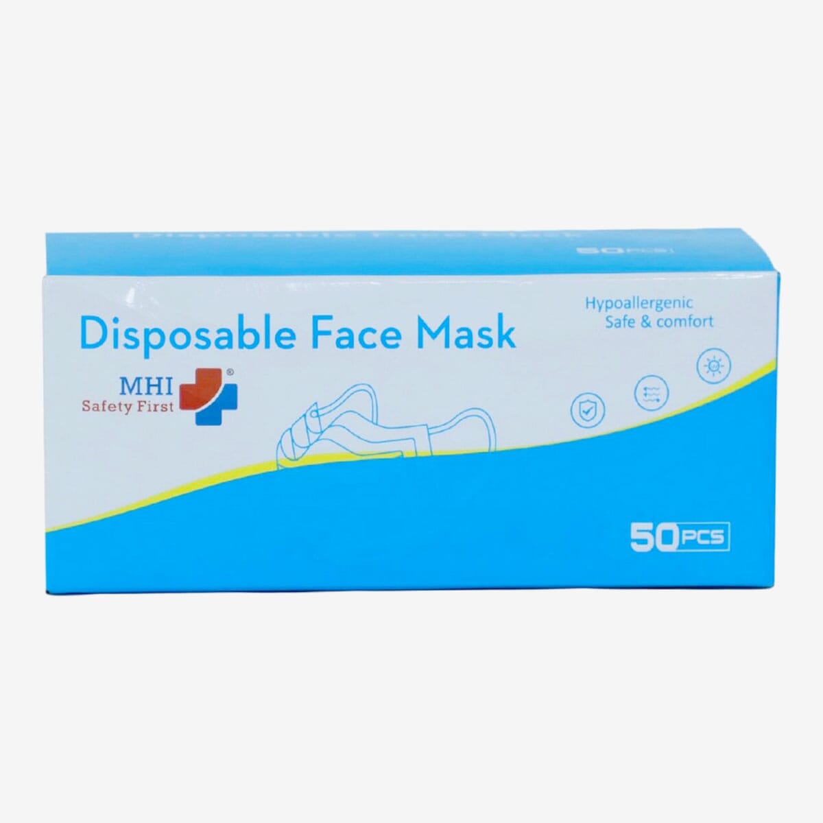 Best deals for MHI Safety First Disposable Face Mask - 50 pcs in Nepal ...