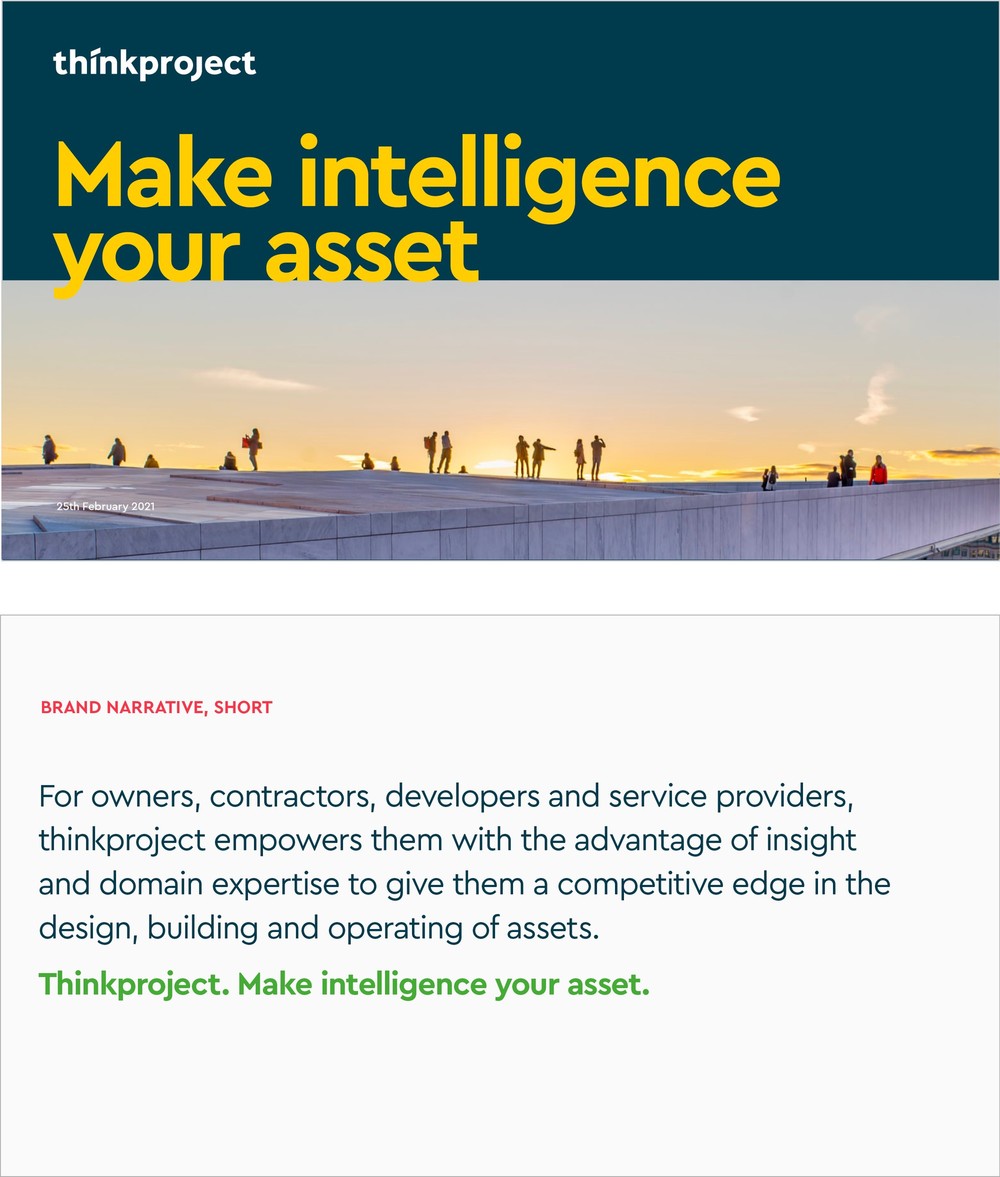 Principle - streamlined brand architecture for Thinkproject