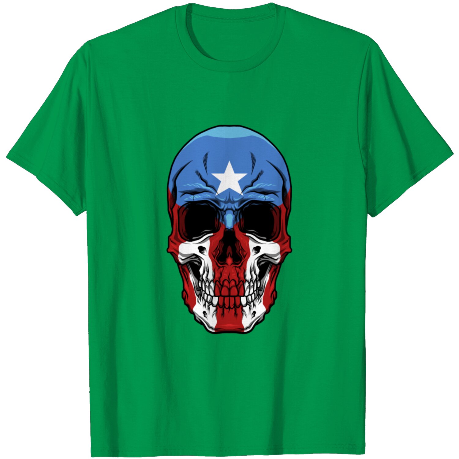 Puerto Rico Skull - Boricua Pride - Puerto Rican T Shirt Starting at ...