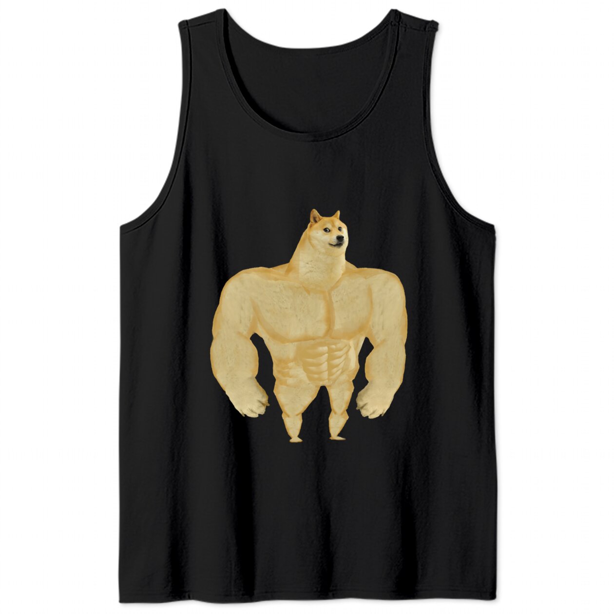 Swole Dog Meme Buff Dog Meme Tank Top