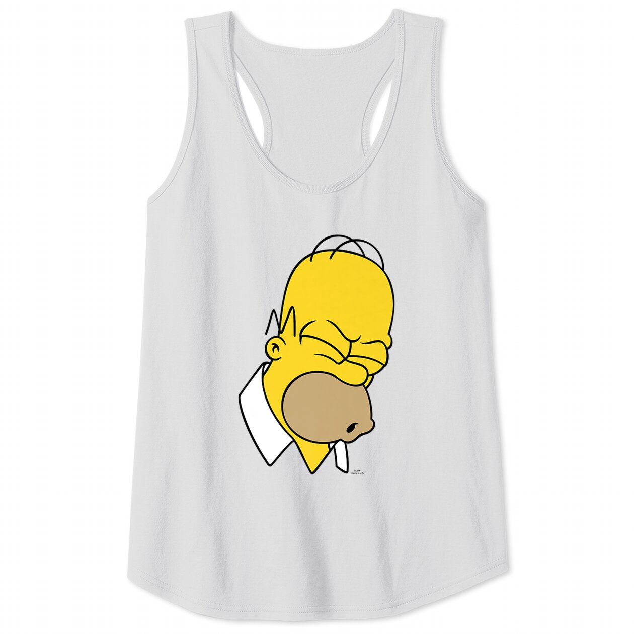 The Simpsons Homer Simpson Doh Big Face Tank Tops
