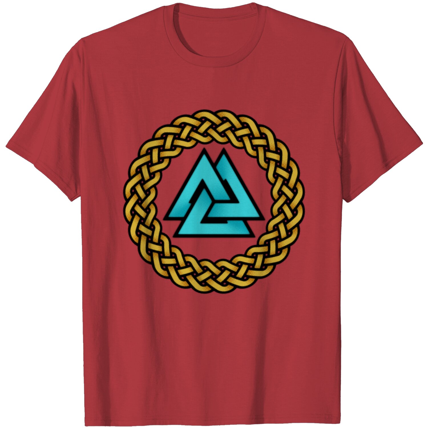 Odin Valknut Trinity Triquetra Norse Celtic Viking T Shirt