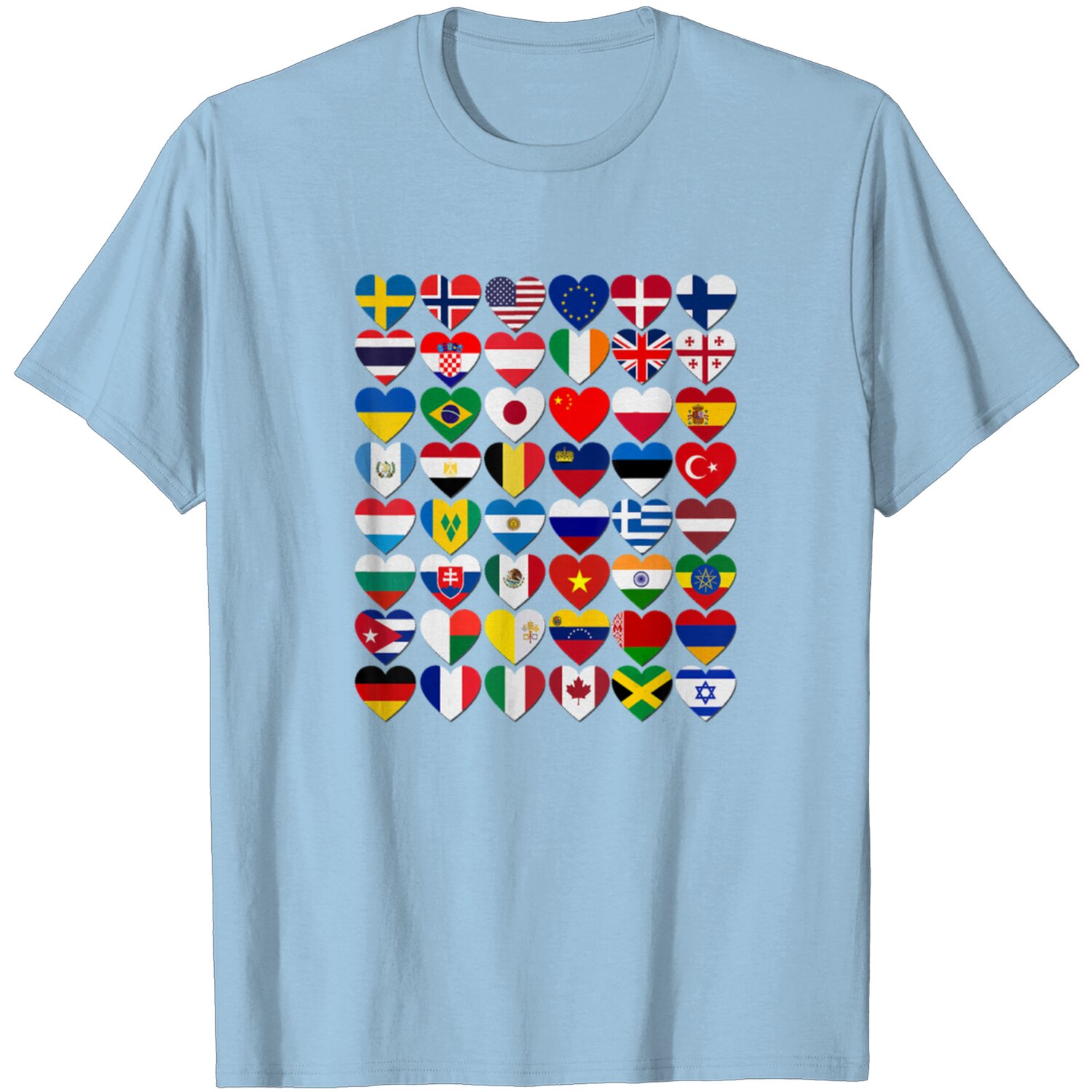 Flags Of The Countries Of The World International T Shirt