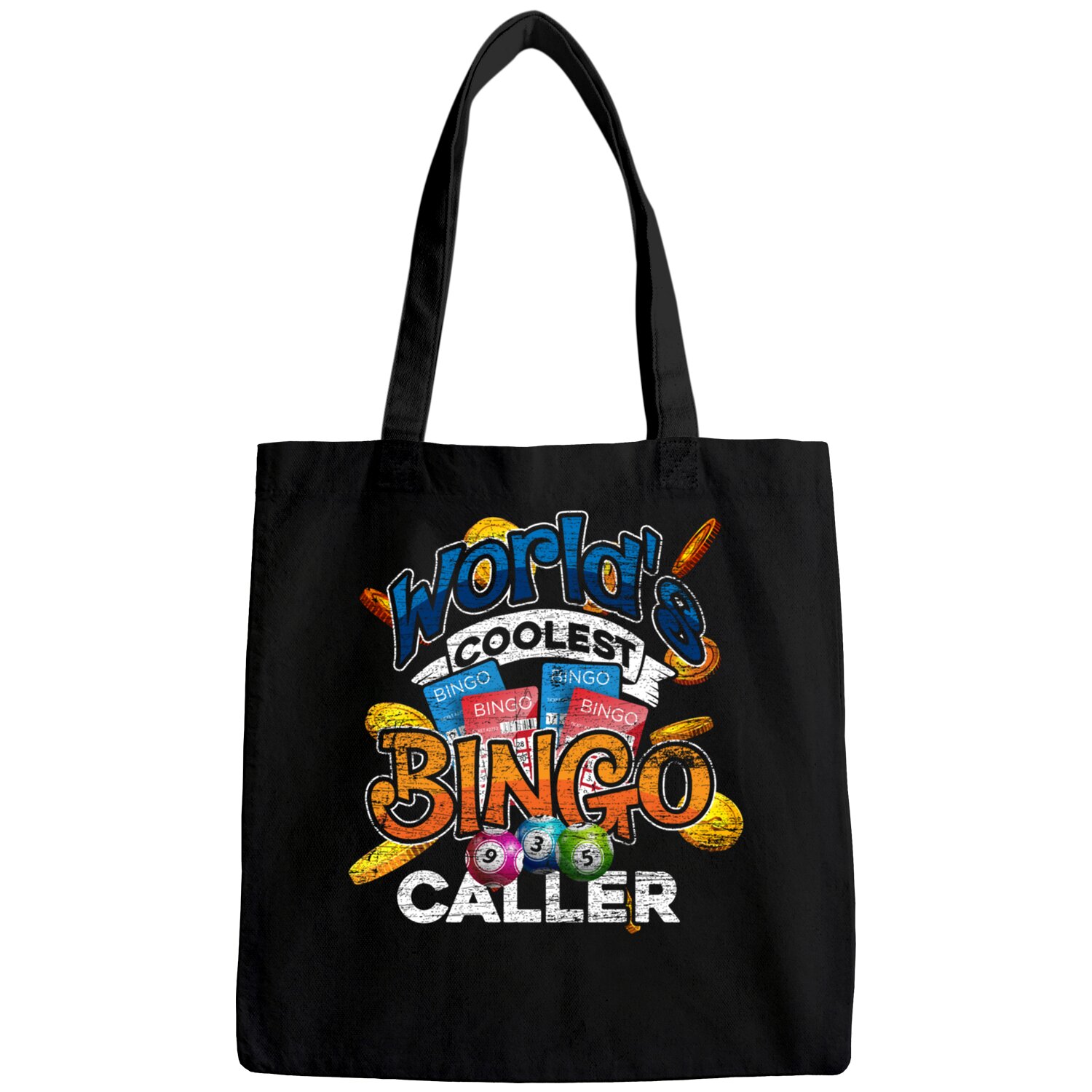 Funny Bingo Caller Gift Worlds Coolest Bingo Caller Bingo Bags