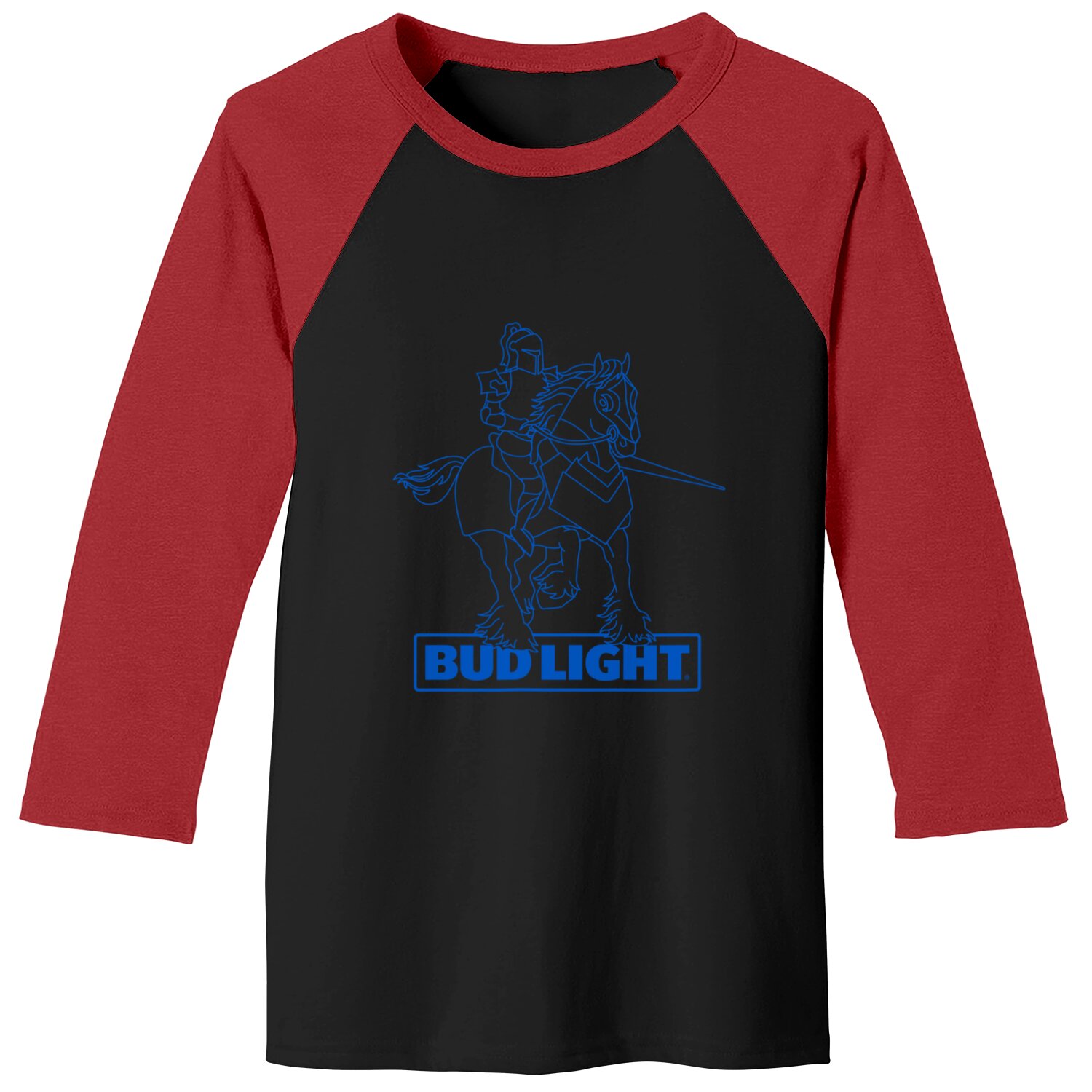 Bud Light Knight Dilly Dilly Baseball Tees