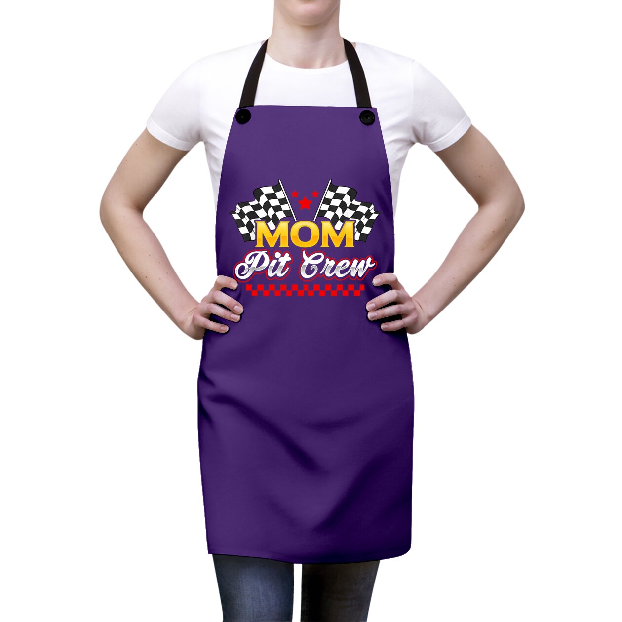 Race Car Birthday Party Racing Family Mom Pit Crew Aprons