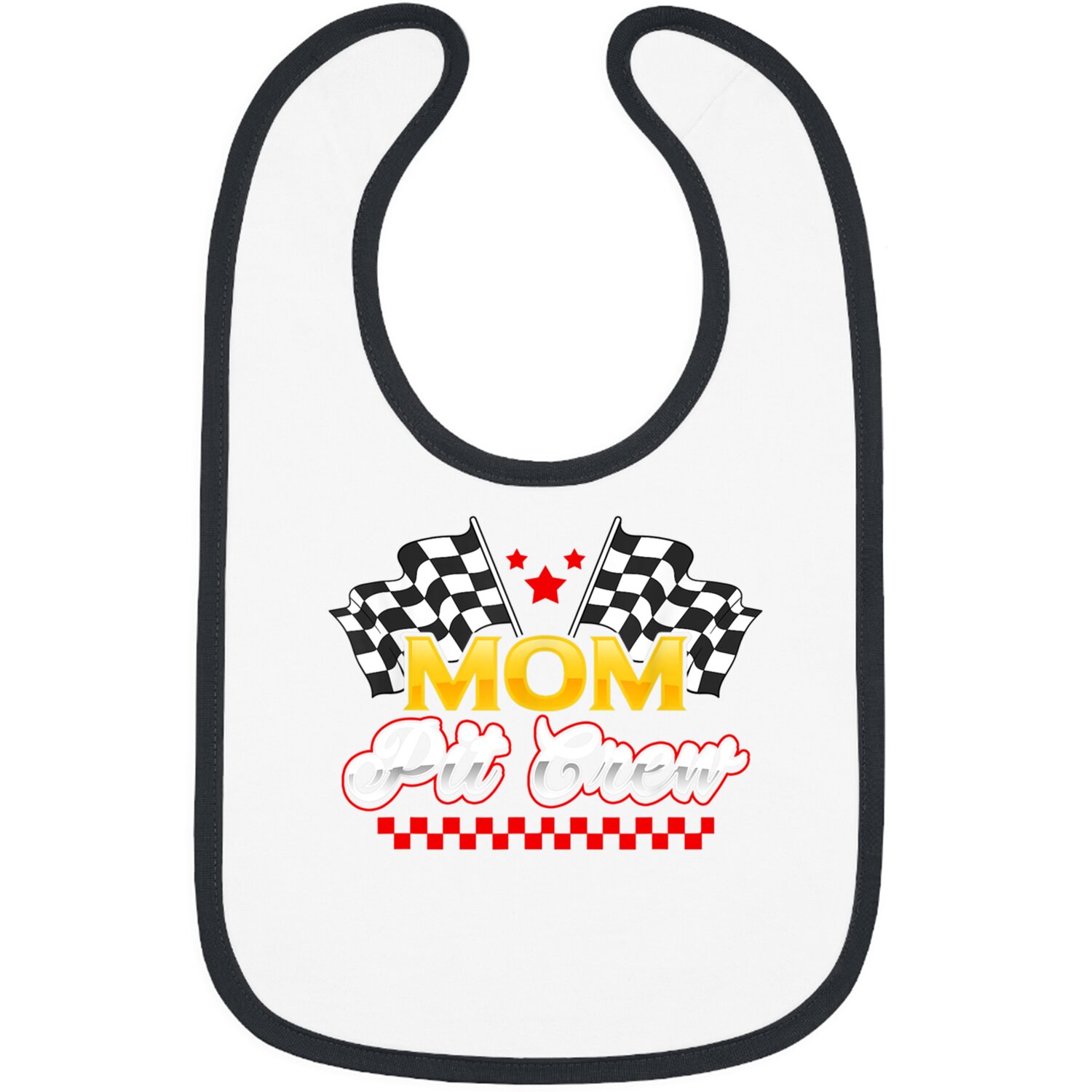 Race Car Birthday Party Racing Family Mom Pit Crew Bibs