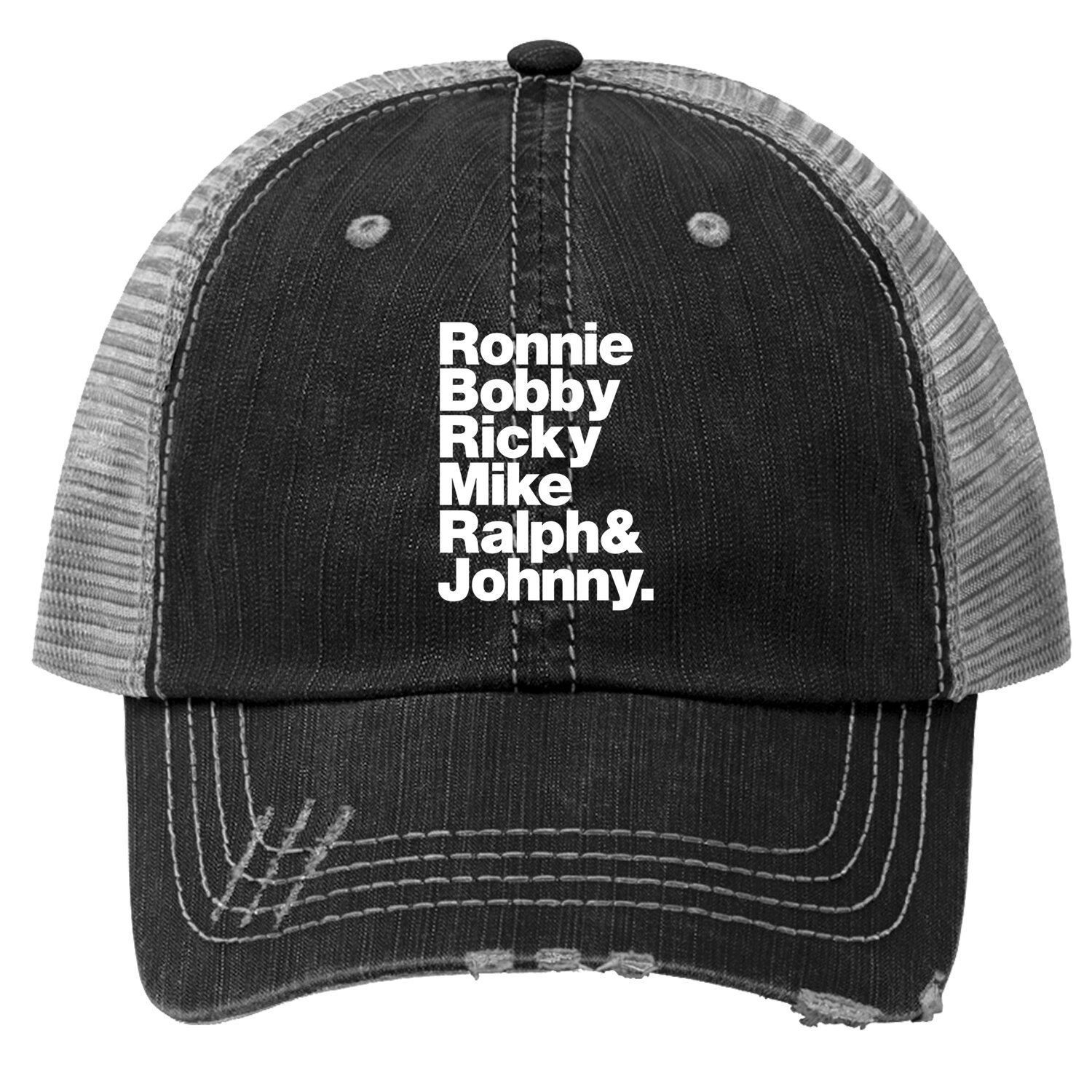 New Edition Ronnie Bobby Ricky Mike Ralph And Johnny Trucker Hats