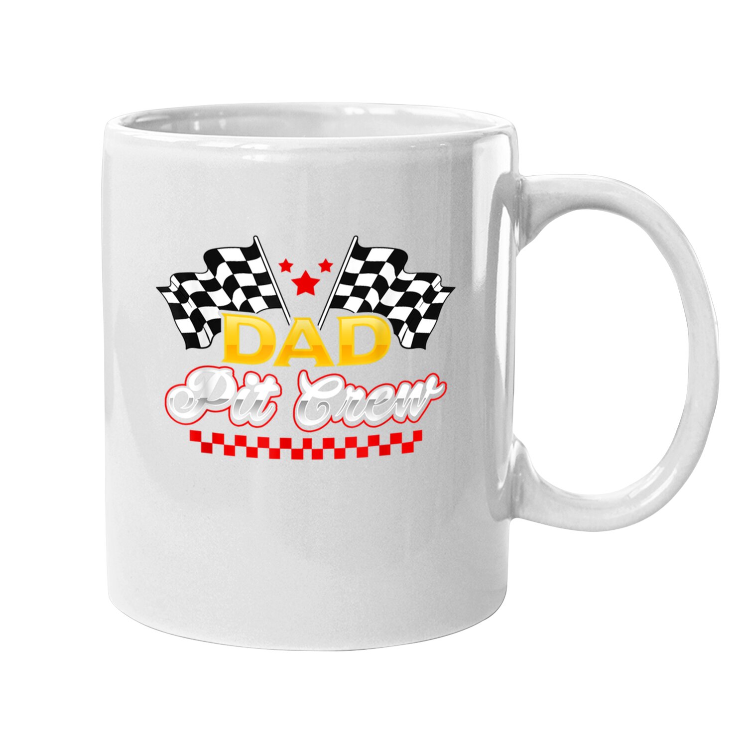 Race Car Birthday Party Racing Family Dad Pit Crew Mugs