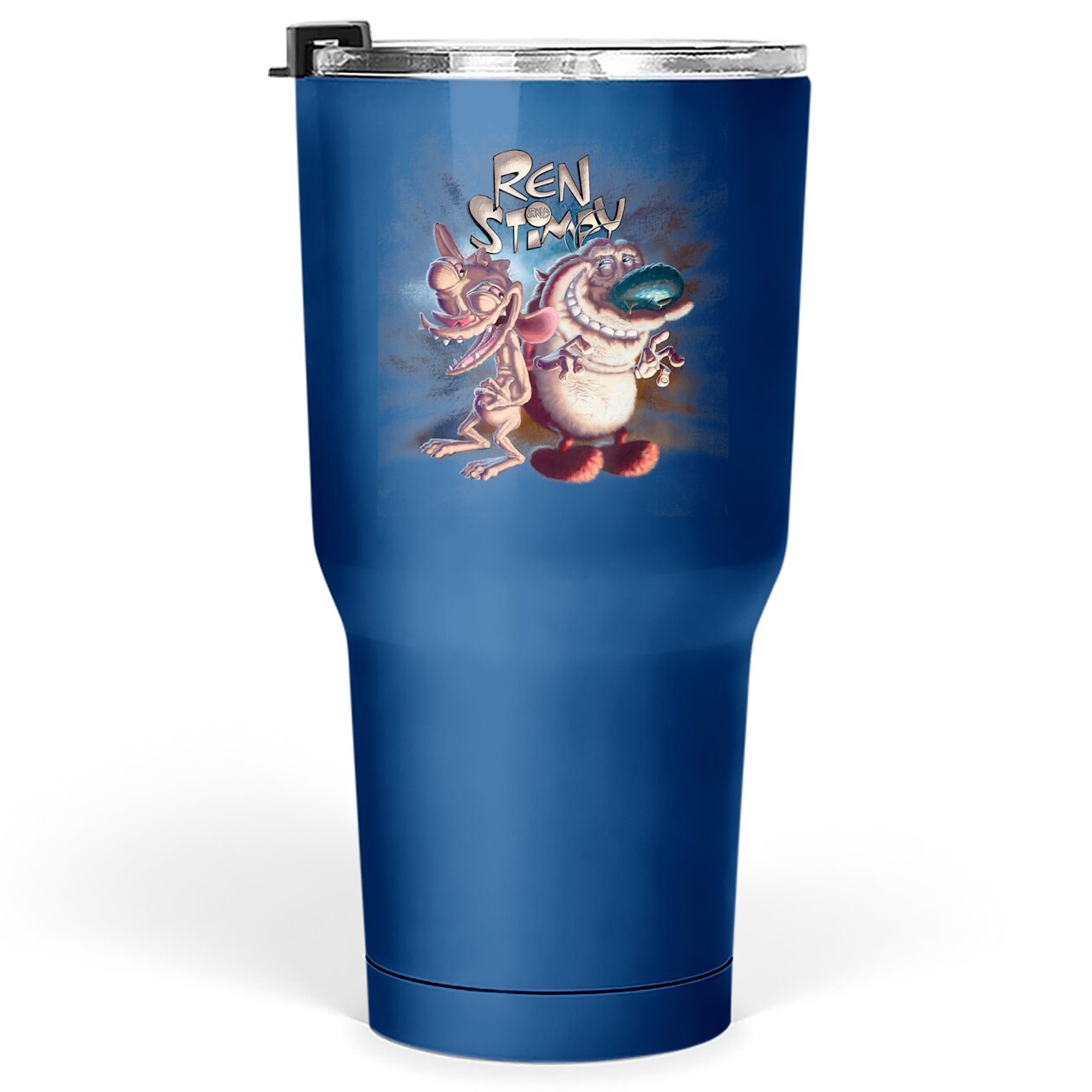 Nickelodeon Ren And Stimpy Realistic Humorous Tumblers 30 Oz