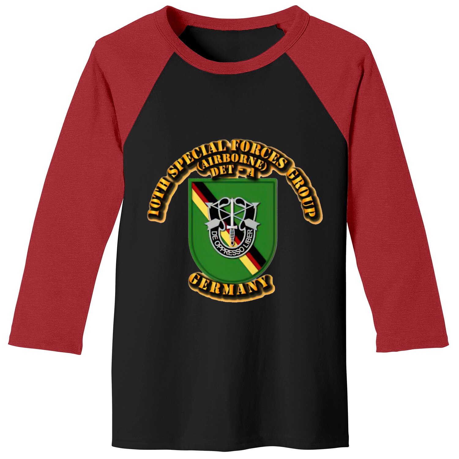 10th SFG - Det - A - Germany - 10th Sfg Det A Germany - Baseball Tees