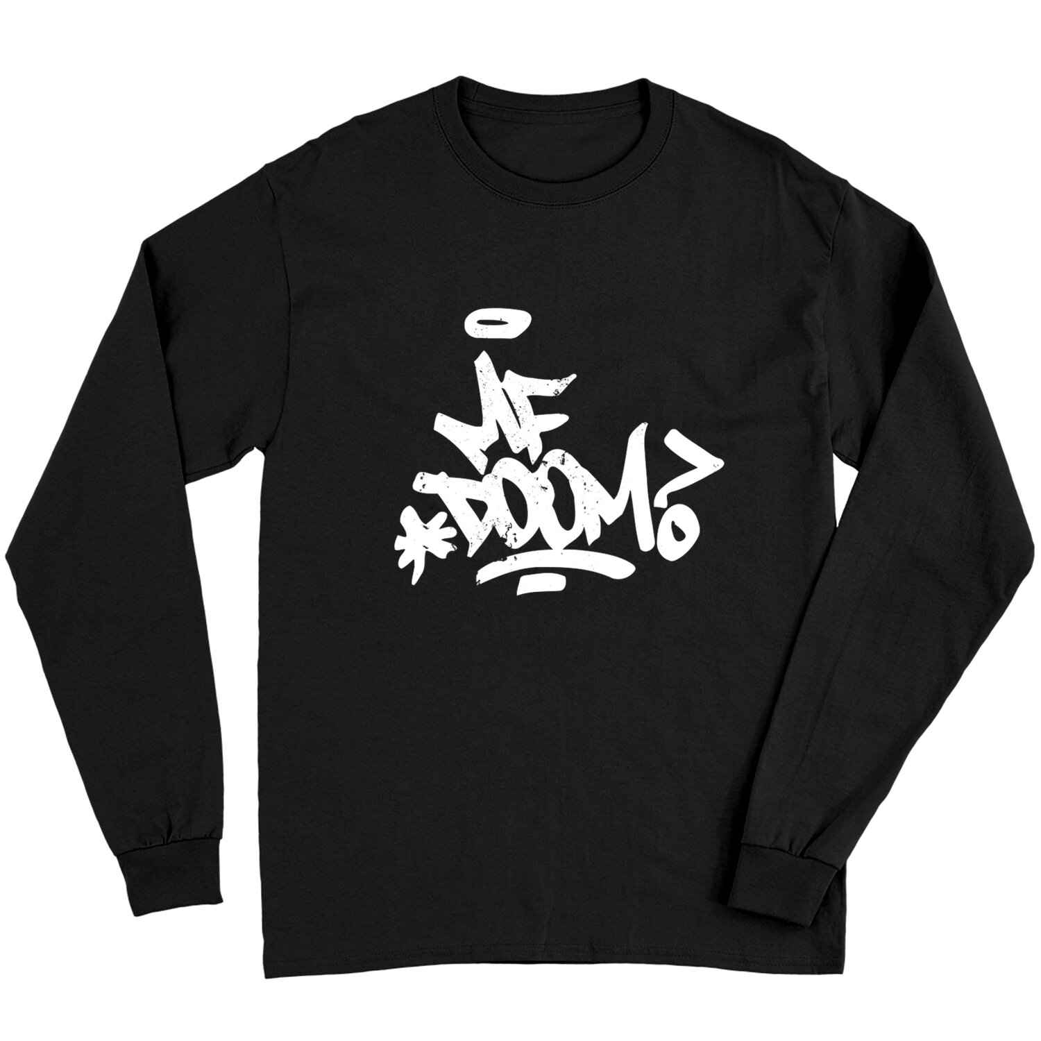 Mf Doom Signature - Mf Doom - Long Sleeves Designed & Sold By Bernardo ...