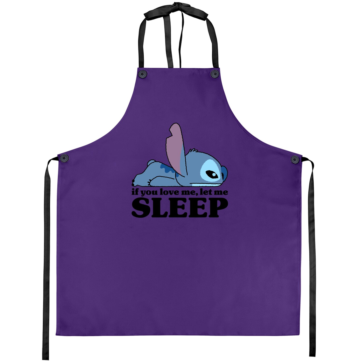 Stitch And Toothless Aprons Sleepy Stitch