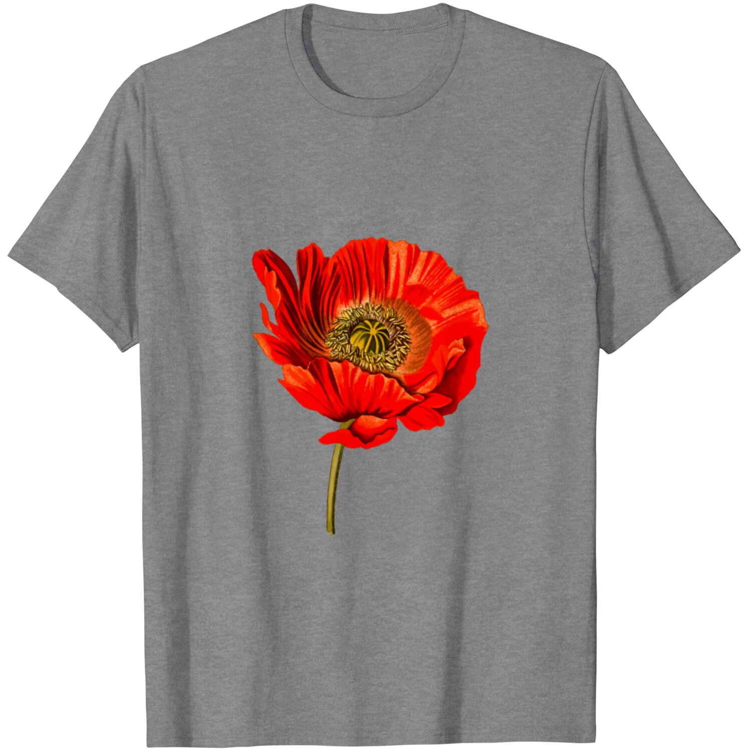 Opium Poppy 2 (detailed) T Shirt